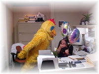 Some of our singing telegrams characters